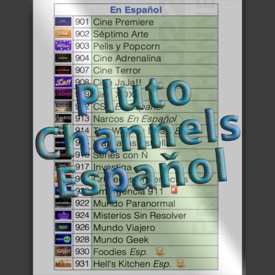 Printable Pluto TV Channels List 2022 PDF | TV CHANNEL LINEUPS
